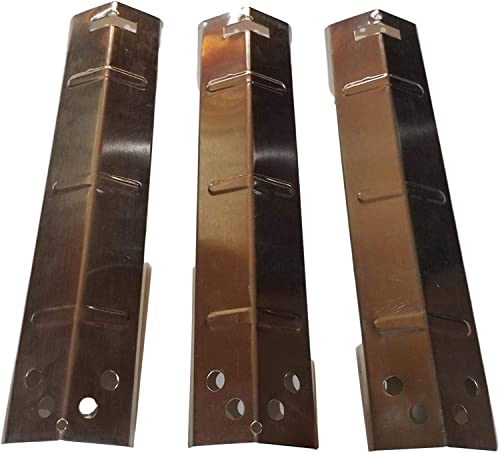 Outdoor Bazaar Replacement Kit for 3-Burner Walmart Expert Grill, Set of 3 Stainless Steel Heat Plates and Three Stainless Steel Burners