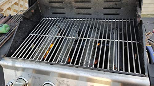 Grill Replacement Parts for Grill Master 720-0737, 720-0769, Heat Plate Burner Shield Flame Deflectors and BBQ Grill Burner Replacement for Nexgrill Grillmaster 720-0737 720-0769 Gas Grill Models