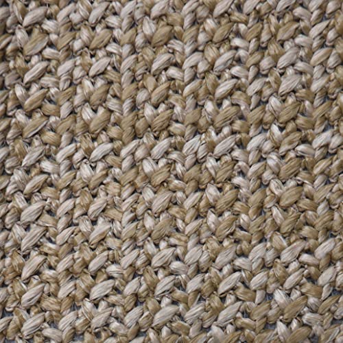 Honeycomb Indoor/Outdoor Raffia Natural Square Toss Pillow with Tassels, Woven Faux Jute Fabric, Recycled Polyester Fill, Weather Resistant, 2 Pack of Decorative Toss Pillows: 17” x 17”