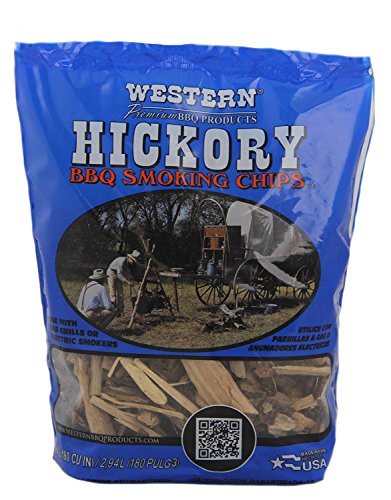 Western BBQ Premium Wood Smoking Chips Variety (Pack of 4) Cherry, Hickory, Mesquite, Pecan