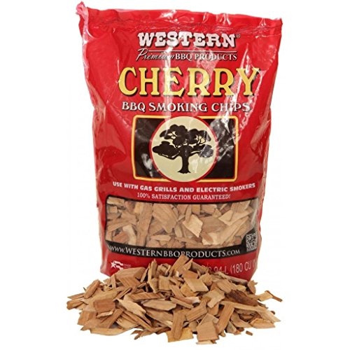 Western BBQ Premium Wood Smoking Chips Variety (Pack of 4) Cherry, Hickory, Mesquite, Pecan