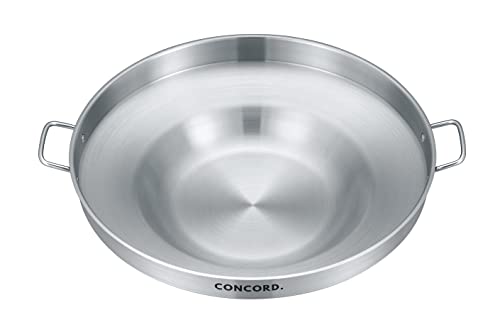 Concord 30" Powder Coated Steel Comal Stand with Stainless Steel Comal and Roadster Single Propane Burner. Great for Discada, Tacos, Street Vendor, Etc.…