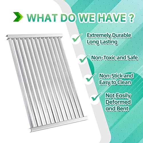 Folocy Grill Grates Replacement for Weber Spirit Grill Grates Grill Parts, for Weber Spirit E-310, E-320, S-310, S-320, Weber Genesis Silver B/C, Genesis Gold B/C, Genesis Platinum B/C, Genesis 1000