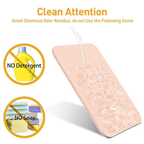AiKanbo Pizza Oven Pizza Stone Baking Stone, Outdoor Grill Pizza Baking Stone, Bamboo Pizza Peel Paddle, Can Make Pizza, Pies, Bread and Biscuits,15"×12"×0.39",6.6Lbs