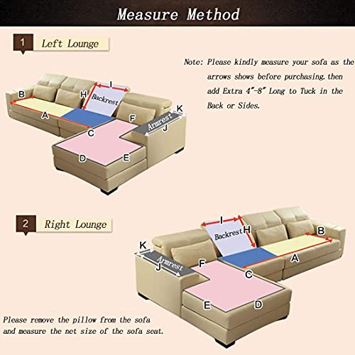 Tufted Chenille Sofa Couch Covers Palm Leaf Sectional Couch Covers Sofa Slipcover for Dogs Cats Pet Love Seat Recliner Leather L Shaped,Armrest Backrest Cover(Orange,43"x94")