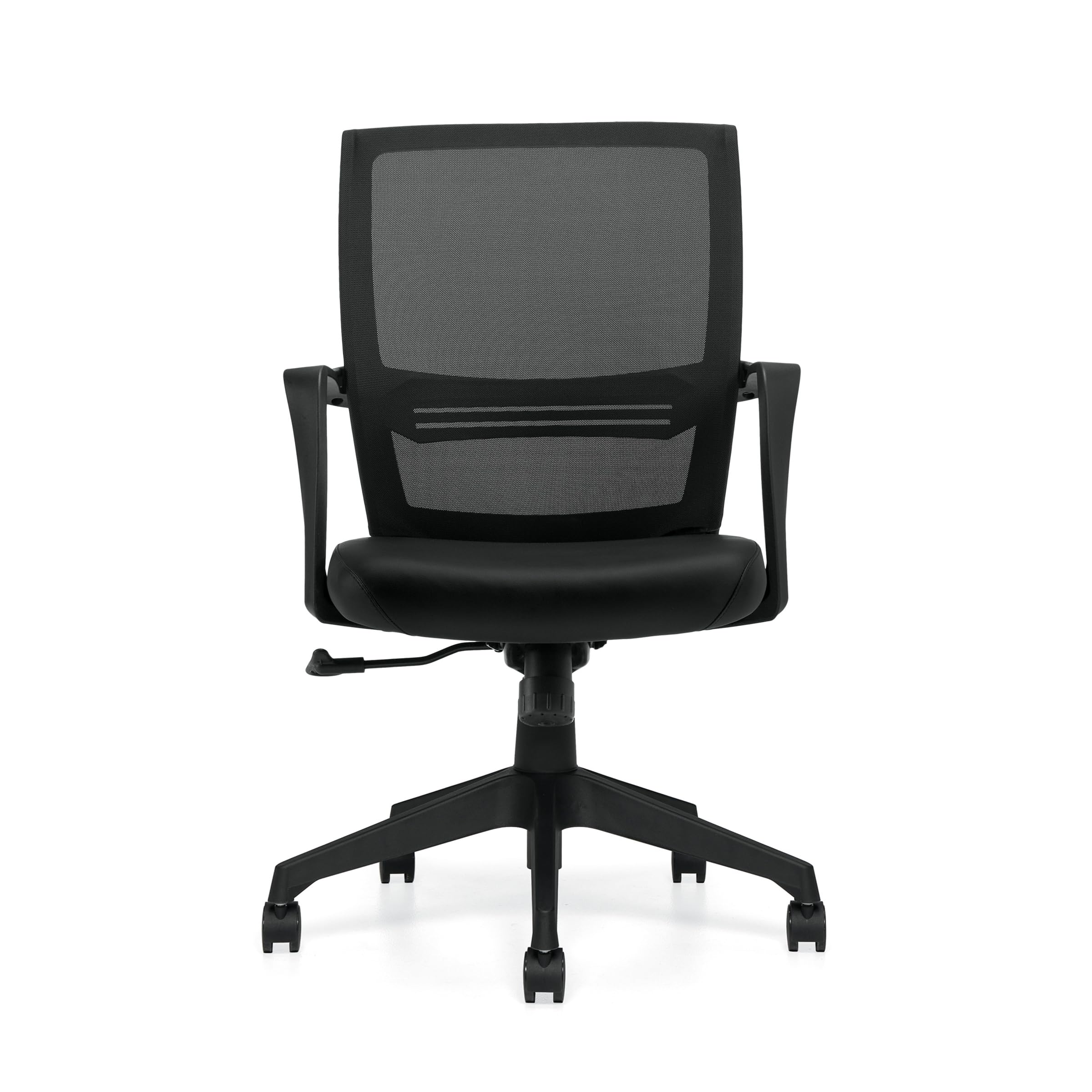 GOF 6FT, 8FT, 10FT Conference Table & Chair (G13026B) Set, Dark Cherry, Espresso, Artisan Grey, Mahogany, Walnut (Chair Only, Black)