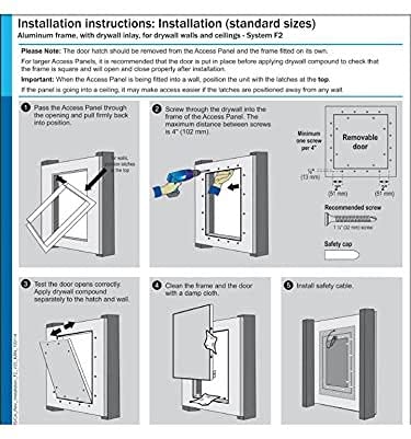 FF Systems Inc | System F2 AK | Attic Access Panel for ICYNENE Classic Max (0.5 inch Drywall Inlay, 22*30 inch) ICA559762G127