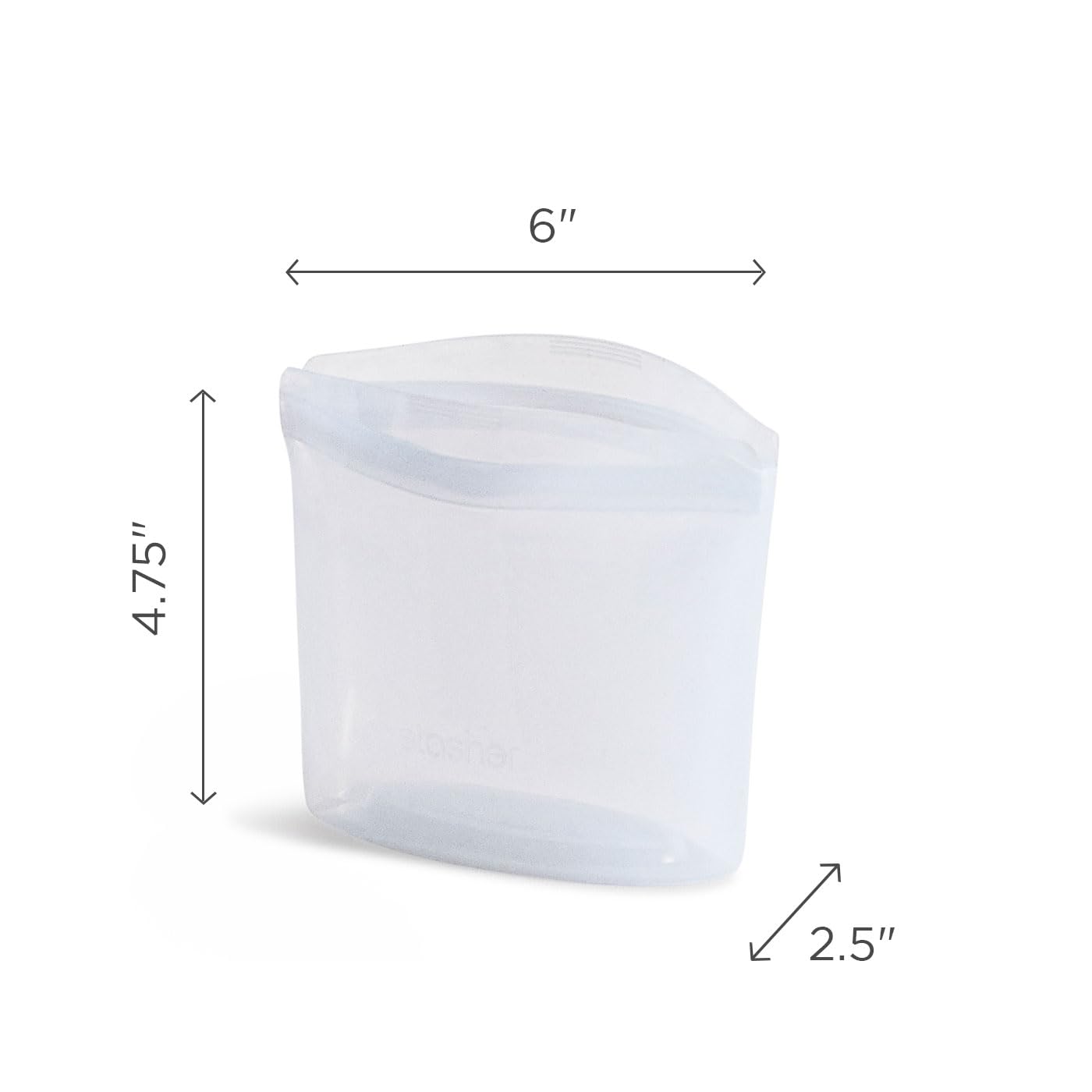 Stasher Premium Silicone Reusable Food Storage Bag, Blue | Microwave, Sous Vide, Dishwasher, Oven and Freezer Safe | BPA Free, Leak-free, Eco-friendly, 1-Cup Bowl