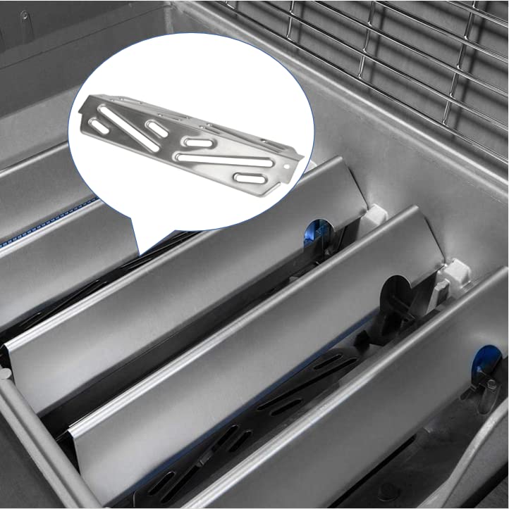 Uniflasy 66040 Heat Deflector for Weber Genesis II 300 Series II E-310, II E-315, II E-330, II E-335, II S-310 Gas Grills for Weber 66040 Heat Deflector Plates(2017 and Newer)