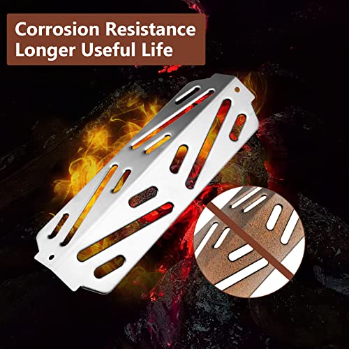 Uniflasy 66040 Heat Deflector for Weber Genesis II 300 Series II E-310, II E-315, II E-330, II E-335, II S-310 Gas Grills for Weber 66040 Heat Deflector Plates(2017 and Newer)