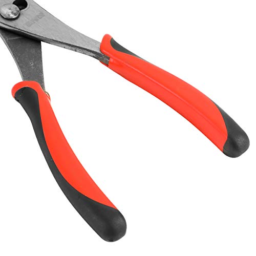 DNA Motoring TOOLS-00069 8 inch Slip Joint Pliers - Durable Jaws Pliers w/Milled Teeth, Rubberized Non-Slip Handle