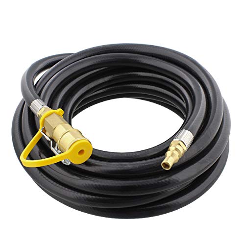 Dumble Low Pressure Regulator Hose, 20ft Rubber - Low Pressure Propane Regulator Hose for LP Gas Low PSI Regulator Hose