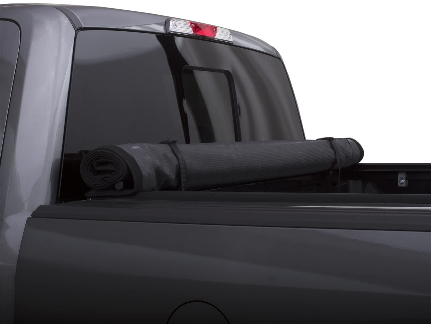 Lund Genesis Roll Up Soft Roll Up Truck Bed Tonneau Cover | 96016 | Fits 1994 - 2001 Dodge Ram 1500, 2002 2500/3500 8' Bed (96")