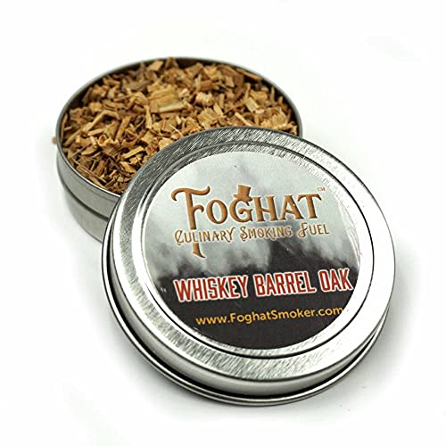 Foghat Fuel Sampler Four Pack | Whiskey Barrel Oak, Old Hickory, Sweet Texas Mesquite, Maple Myst Wood Shavings, 4 x 1oz | Cocktail and Culinary Wood Chips for Smoking