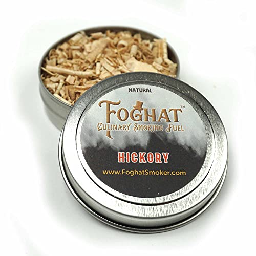 Foghat Fuel Sampler Four Pack | Whiskey Barrel Oak, Old Hickory, Sweet Texas Mesquite, Maple Myst Wood Shavings, 4 x 1oz | Cocktail and Culinary Wood Chips for Smoking