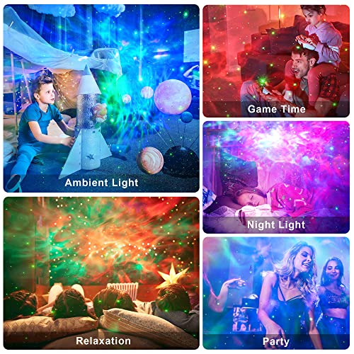 Star Projector Galaxy Light, Astronaut Night Light for Kids, Nebula Sky Starry Projector Light, Bedroom Decor Ceiling LED Lamp with Remote for Kids Adults Room/Birthday/Party/Decoration
