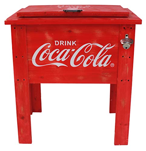 Leigh Country CP 98100 Coca Cola Vintage Cooler, 54-Quart, Red