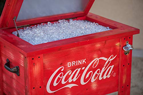 Leigh Country CP 98100 Coca Cola Vintage Cooler, 54-Quart, Red