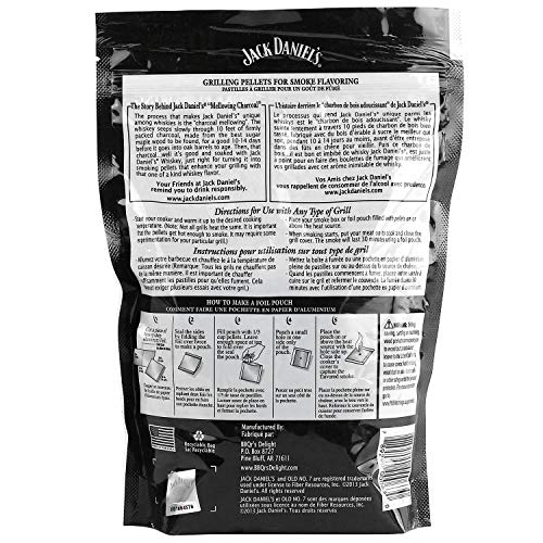 BBQr's Delight 2 Pack Apple Wood & Jack Daniel's Grilling Pellets 2 x 1lb Bags