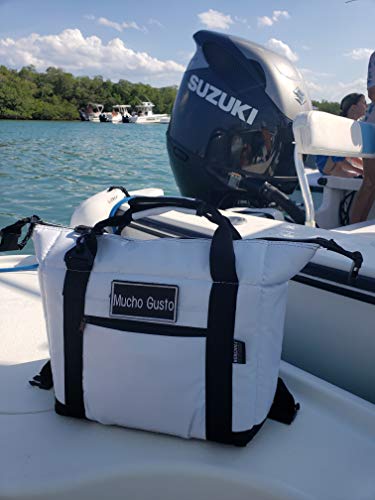 NorChill Soft Coolers 24 Can Insulated Marine Boatbag Soft Sided Cooler, White