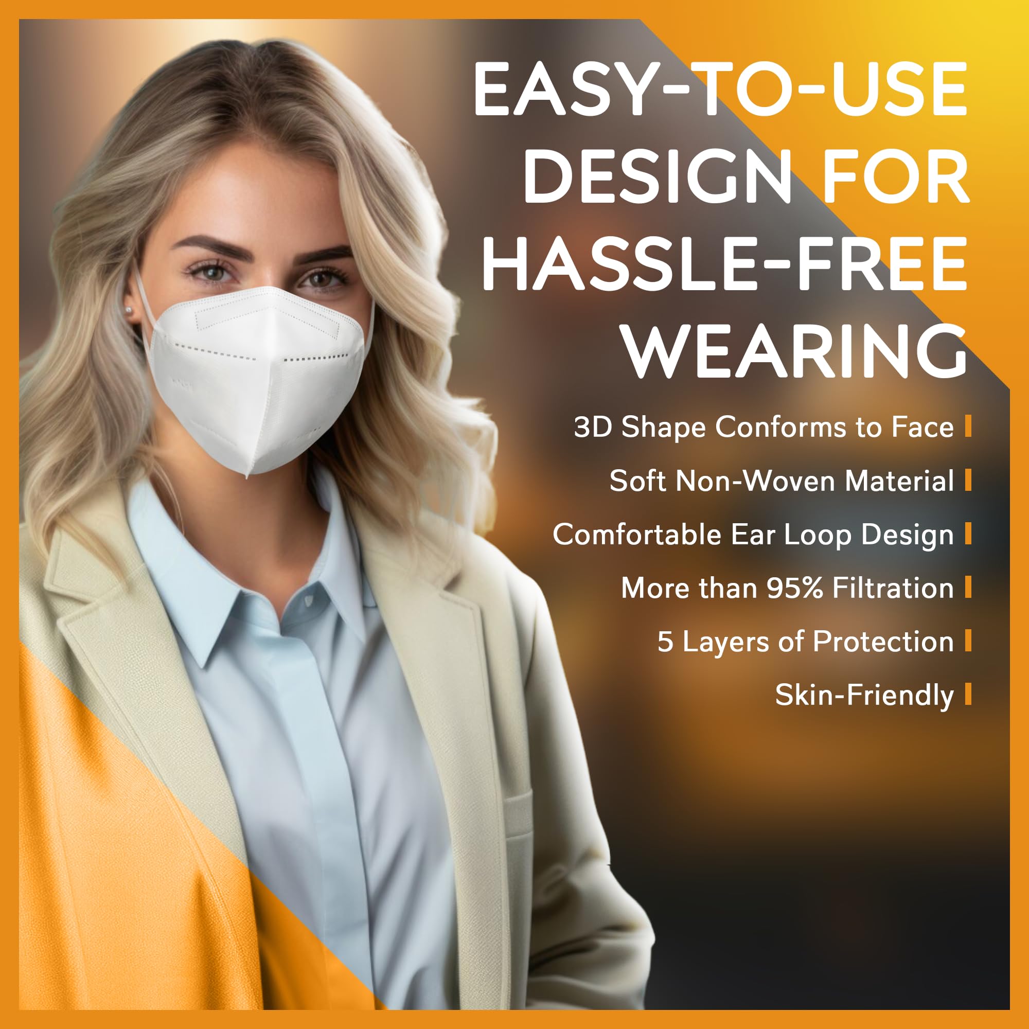 Old South Trading Face Masks - Disposable Face Masks for Adults - White (600 Count)