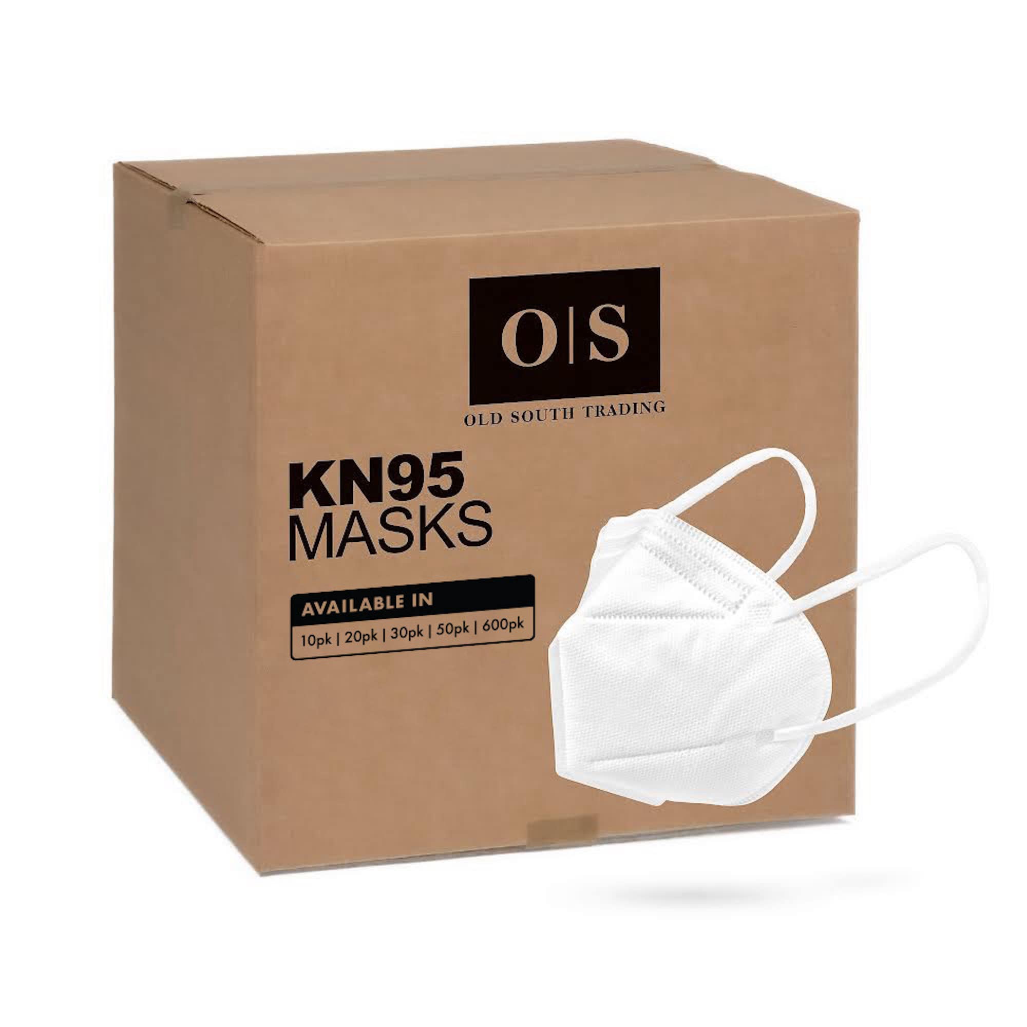 Old South Trading Face Masks - Disposable Face Masks for Adults - White (600 Count)