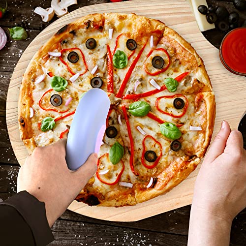 KORCCI Pizza Stone 15 x 12In, Free Wooden Pizza Peel Paddle, Rectangular Pizza Stone for Oven Baking & BBQ Grilling. Cordierite Thermal Shock Resistant Cooking Stone, Durable and Safe
