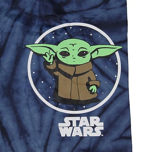 Star Wars Men's Mandalorian Grogu Tie-Dye Pajama Bottoms Sleep Shorts (Small)