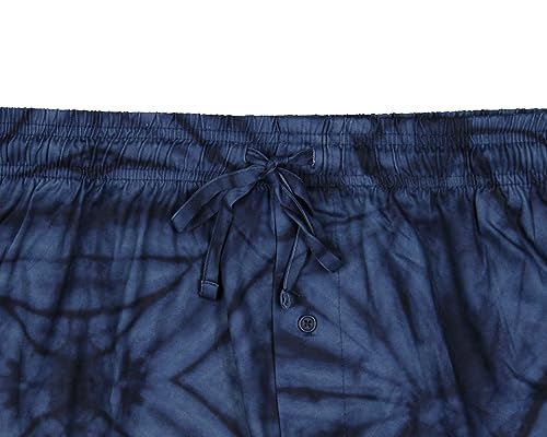 Star Wars Men's Mandalorian Grogu Tie-Dye Pajama Bottoms Sleep Shorts (Small)