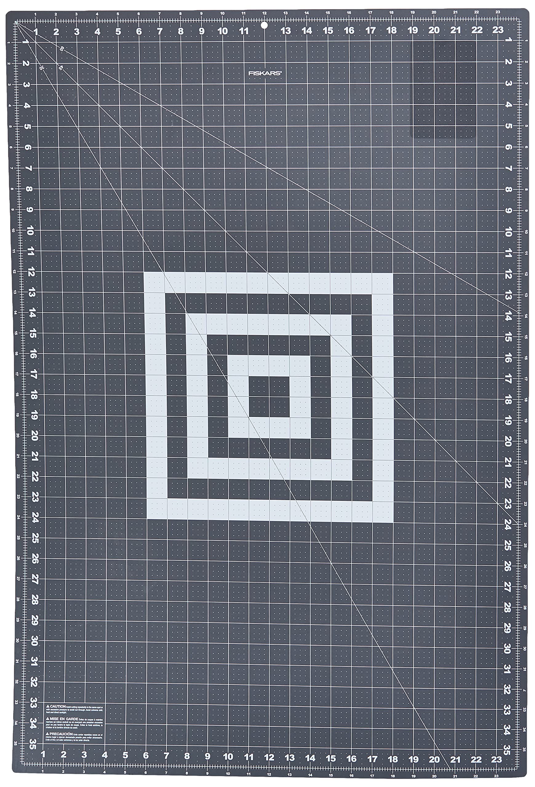 Fiskars Craft Supplies: Self Healing Cutting Mat for Crafts, Sewing, and Quilting Projects, 24x36” (12-83727097J) , Gray