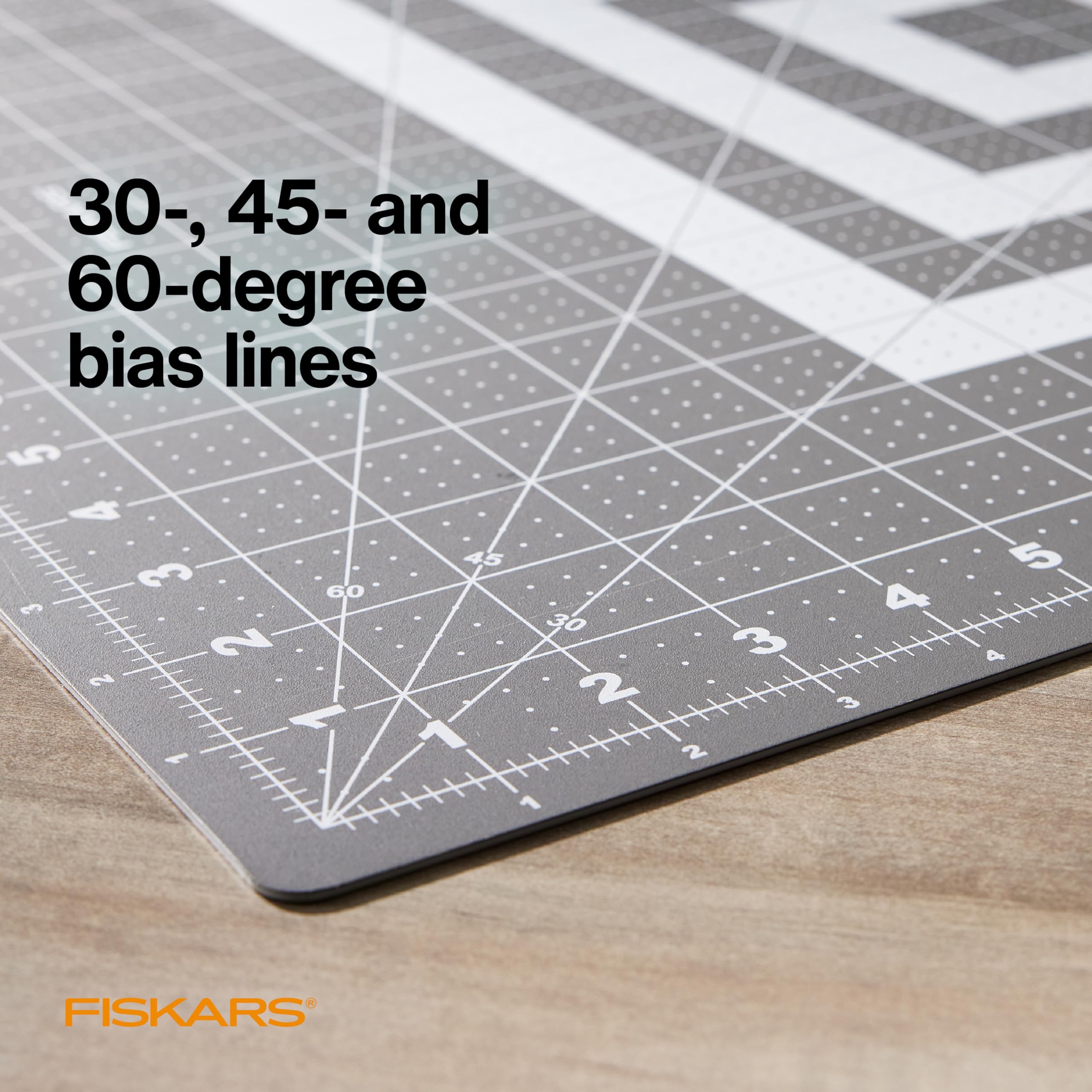 Fiskars Craft Supplies: Self Healing Cutting Mat for Crafts, Sewing, and Quilting Projects, 24x36” (12-83727097J) , Gray
