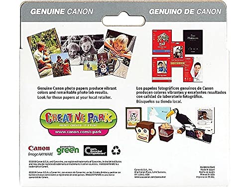 Canon PGI-5/ CLI-8 CMY Ink with PP-201 (50 Sheets) Combo Pack (0628B027AA)