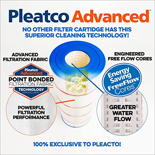 Pleatco PCST120-EC Spa Filter Cartridge Replacement for Unicel: C-5351, Filbur: FC-2976, OEM Part Numbers: 817-0147, White
