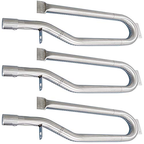 Dongftai SA643A (3-Pack) Stainless Steel Burner Replacement for BBQ Pro BQ05037-2, BQ05046-6A, BQ06042-1, BQ06043-1, BQ06W03-1, BQ06W03-1-N, BQ06W06-A