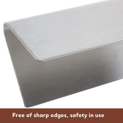 QuliMetal 15.3" Flavorizer Bars for Weber Spirit 300 and Spirit II 300, E310 E320 E330 S310 S320 S330 Series Gas Grills with Front Control Knobs,Grill Parts for Weber 7636, Stainless Steel