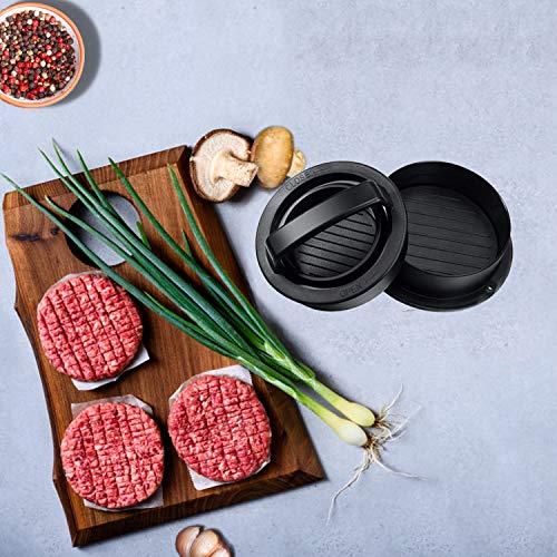 Proigtz Burger Press Patty Maker, Non-Stick Hamburger Patty Maker, 3 in1 Burger Press, Smash Burger Press Suitable for Beef Veggie Bur BBQ Grill BPA Free Dishwasher Safe