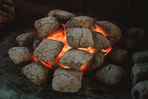 Jealous Devil Max XL All Natural Hardwood Charcoal Pillow Briquets, 20lb Box