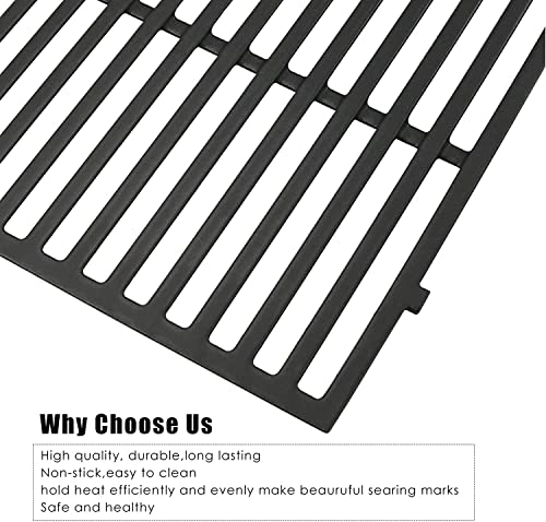 Uniflasy 18.75" 66095 Cooking Grate for Genesis II 300 and Genesis II LX 300 Series Gas Grills, Genesis ii E-310, Genesis ll LX E-340/S-340, Genesis ll S-310, Grill Grates for Weber 66802 66805