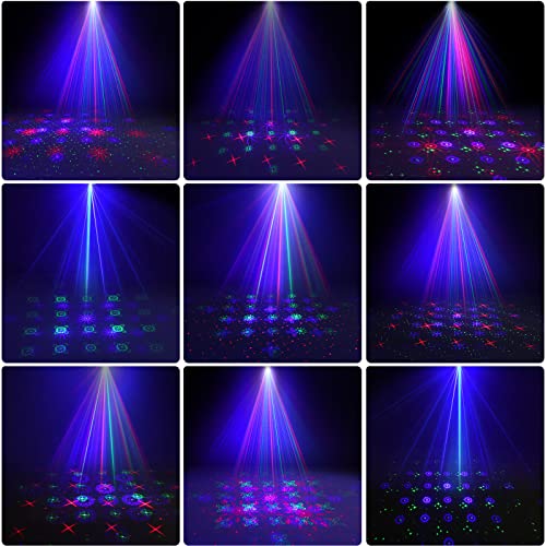 MHAZDZE Outdoor Laser Christmas Projector Lights 18 Pattern Decorative Laser Projector for Home and Garden