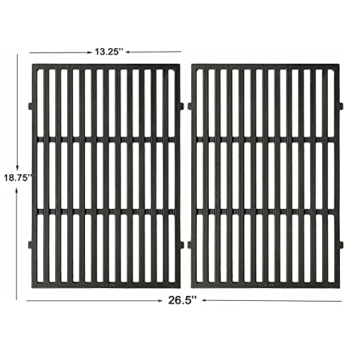Uniflasy 18.75" 66095 Cooking Grate for Genesis II 300 and Genesis II LX 300 Series Gas Grills, Genesis ii E-310, Genesis ll LX E-340/S-340, Genesis ll S-310, Grill Grates for Weber 66802 66805