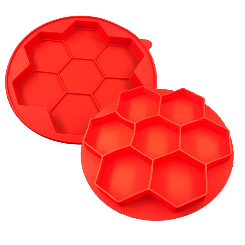 MYLAIM Hamburger Patty Maker,Silicone Burger Press And Freezer Container,7 In 1 Small Multiple Burger Shaper Mold,Meat Slider Shape Trays,Ground Beef Freezer Storage Containers