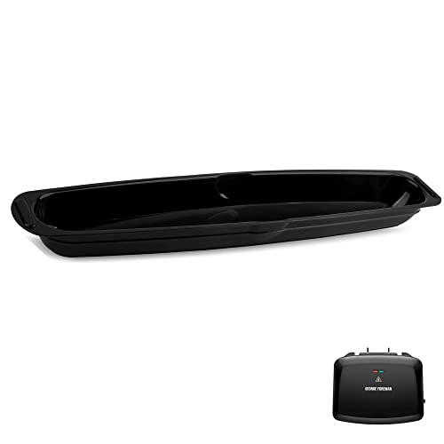 2 Pack George Foreman Grill Oil Grease Catcher Drip Tray Pan Replacement part - 14.5"