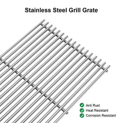 GLOWYE Grill Grates Replacement for Jenn Air 720-0336, 720-0163, Nexgrill 720-0163, 720-0430, 720-0433, Kirkland 720-0433, Permasteel PG-50400-S, Brinkmann 810-8534-S, Uberhaus, Perfect Glo (2-Pack)