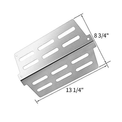 Grill Parts for Weber Genesis 300, 17.5 inch flavorizer Bar & Heat Deflector Plate Replacement for Weber Genesis E310 E320 E330 EP310 EP320 EP330, Grill Replacement Parts for Weber 7620 7622