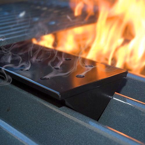 Charcoal Companion Large Nonstick V-Shaped Smoker Box for Gas Grills -- Provides Great Smoky Flavor -- CC4057