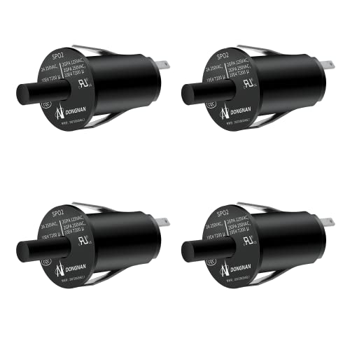 4-Pack Hopper Lid/Door Switch Replacement for Char-Griller Grill Compatible with Char-Griller Gravity Fed 980 Charcoal Grill