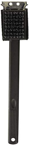 Charcoal Companion CC4151 Plastic 2-in-1 Safe Scrub Grill Brush/Long Handle, Black
