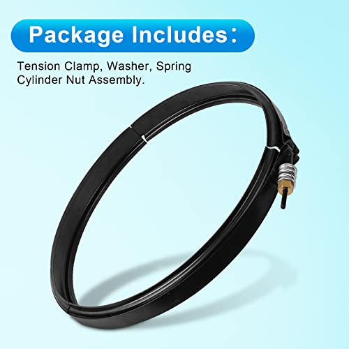 190003 Tension Control Clamp Kit Replacement Compatible with Pentair Pool and Spa Filter, for Pentair FNS Series, Quad DE Series Filter Pumps, 23-1/4" Length, Black
