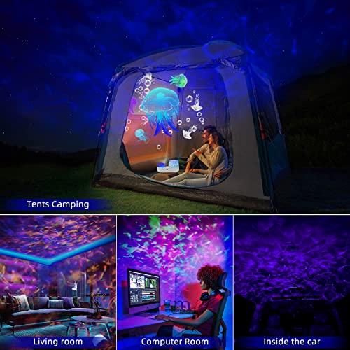 LytRdIt Star Projector Double Atmosphere Projection Ocean lamp