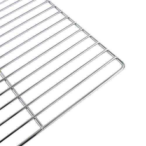 Uniflasy Cooking Grate Replacement Parts for Masterbuilt Electric Smoker 30 Inch, Stainless Steel Grids Masterbuilt MB20071117,MB20070421,MB20070210 Smoker grates Replacement, 14.6" x 12.2", 3 Pack